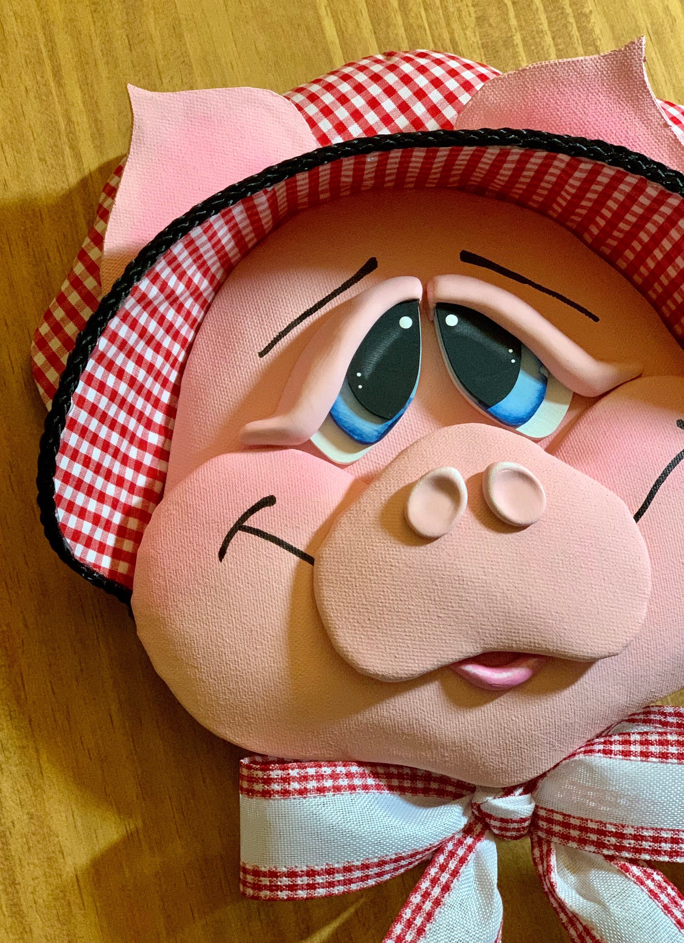 Pig Wreath Attachment Ham the Pig Farmhouse Decor Wreath - Etsy