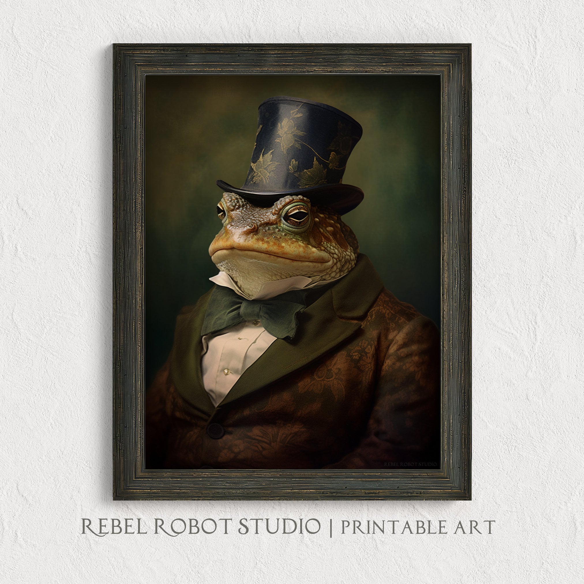 Sir Toad PRINTABLE Wall Art | Regency Clothing, Vintage Aesthetic, Mr ...