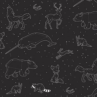 Wallpaper Animals in the Stars - Etsy