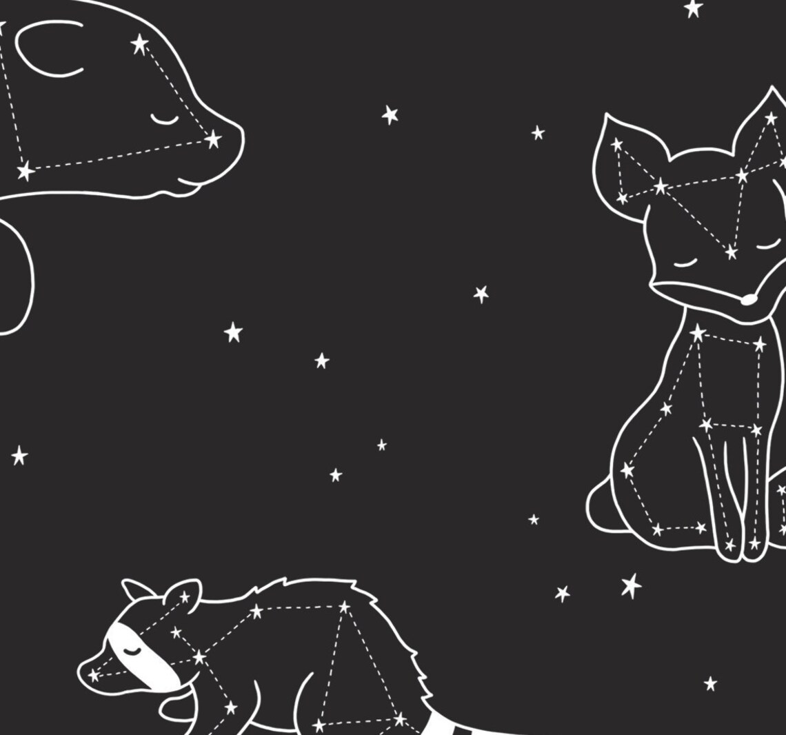 Wallpaper Animals in the Stars - Etsy