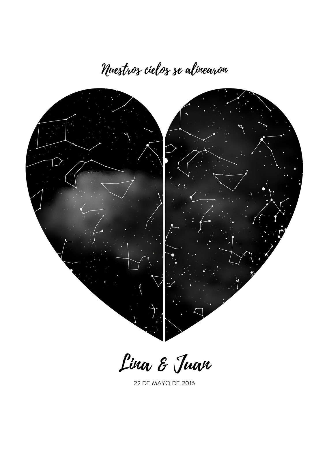 VALENTINE S DAY Custom Map of Love | Wedding Gift Personalized Gift ...