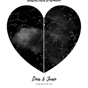 VALENTINE S DAY Custom Map of Love | Wedding Gift Personalized Gift ...