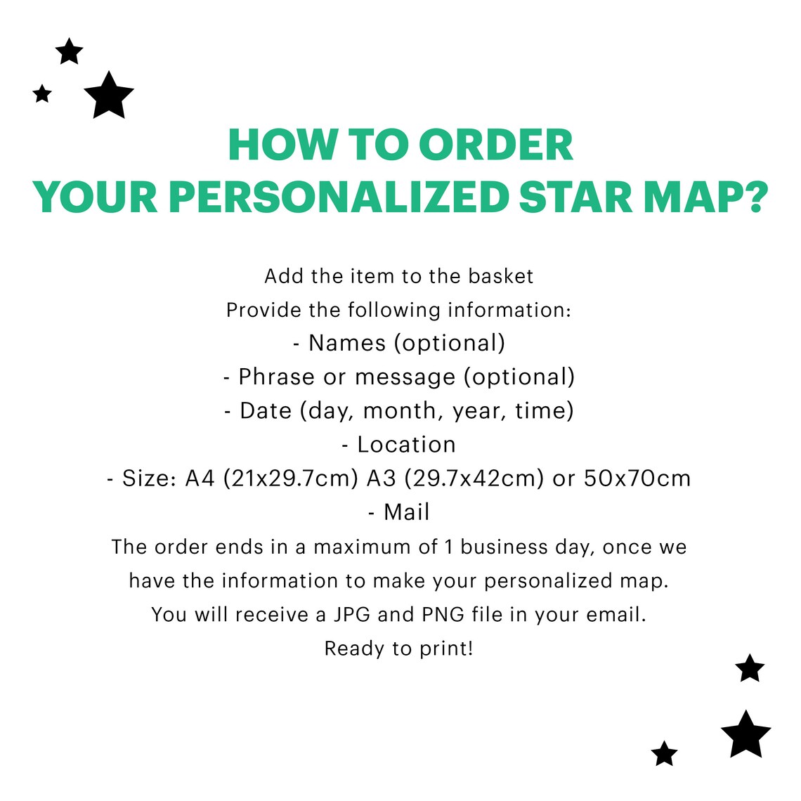 Custom Star Map, Star Map Poster, Wedding Gift, Constellation ...