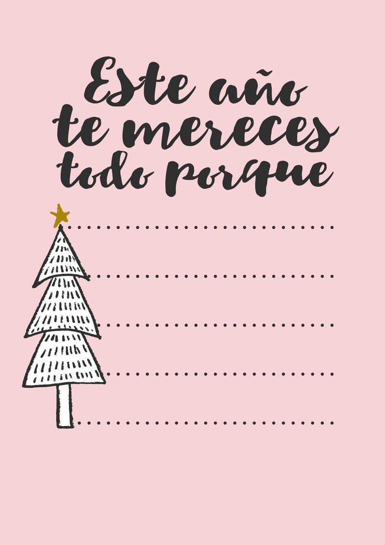 SPANISH CHRISTMAS Cards. Set 8 Printable Cards. Merry Christmas ...