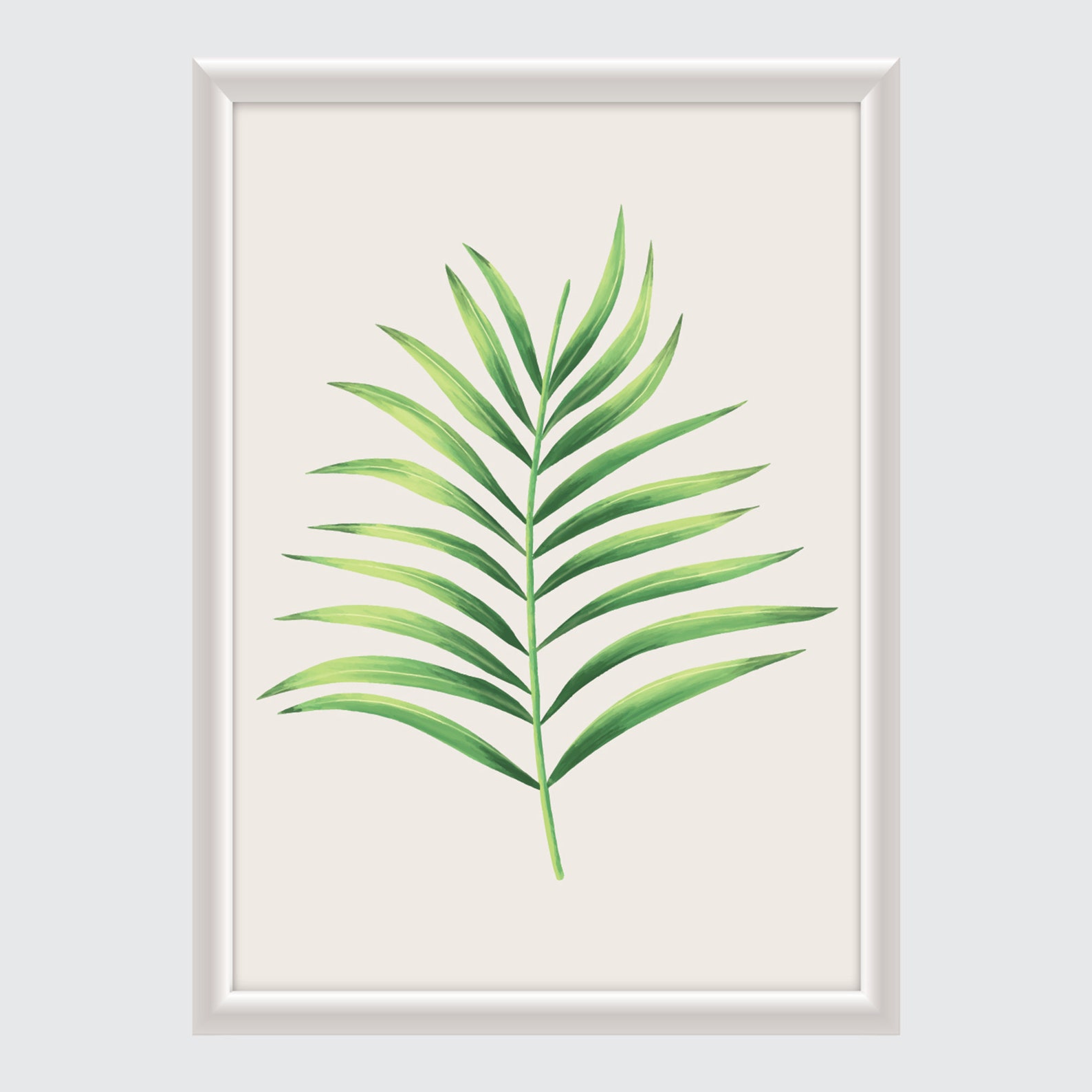 Set of 45 Minimalist Posters. Green Leaves Plants A4 Size for Printing ...
