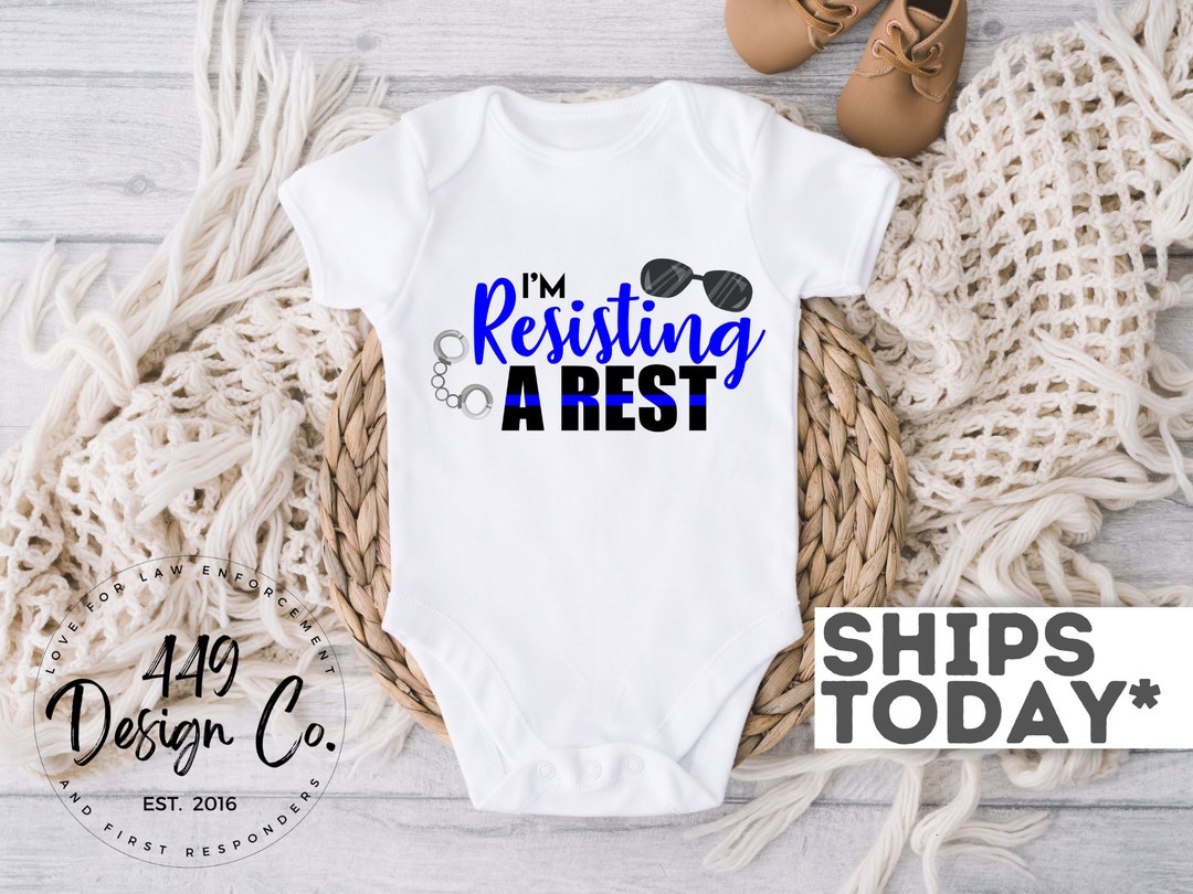 I'm Resisting A Rest, Police Baby Shower, Police Pregnancy Announcement ...