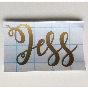 Iron on Name Heat Transfer Vinyl Decal - Etsy