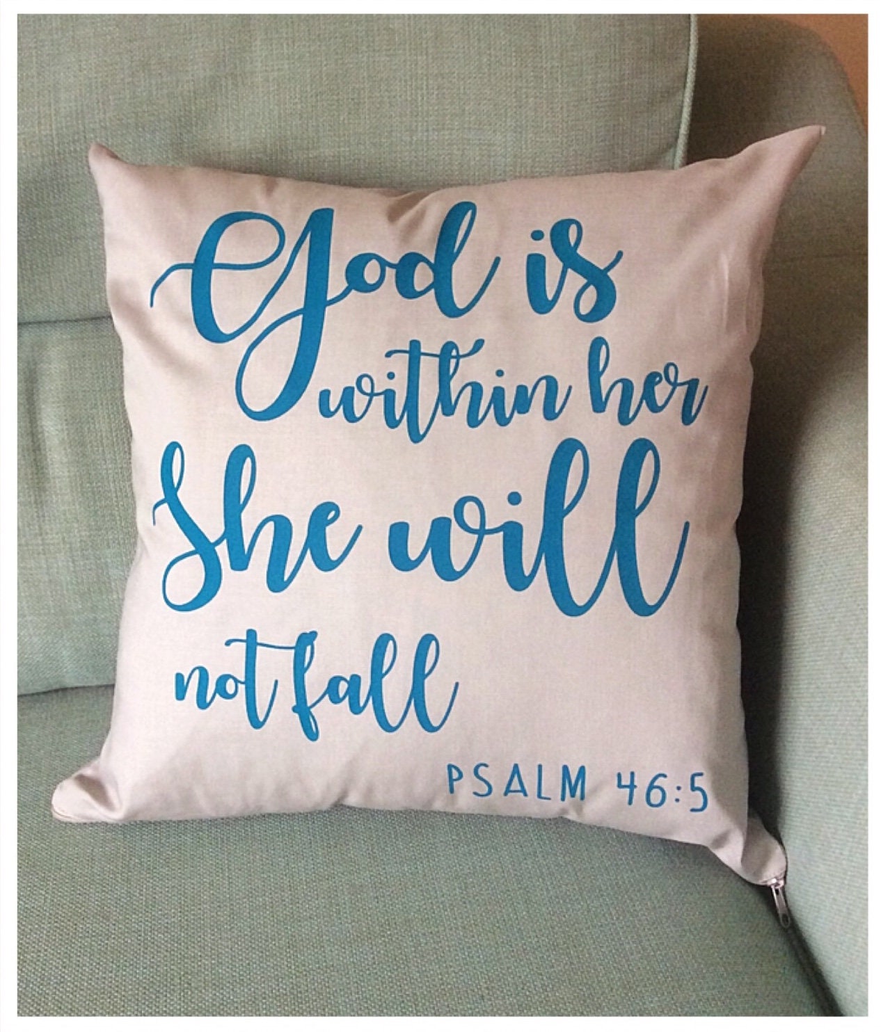 Bible Verse Cushion Cover Psalms Scripture - Etsy
