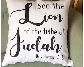 Bible Verse Cushion Cover | Etsy