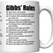 NCIS 2023 Gibbs' Rules Coffee Mug, Farewell Edition (all 38 Rules) - Etsy