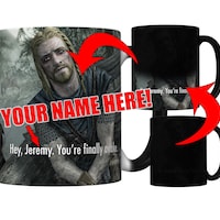 Custom Skyrim Hey You're Finally Awake Color Changing Magic Coffee Mug ...