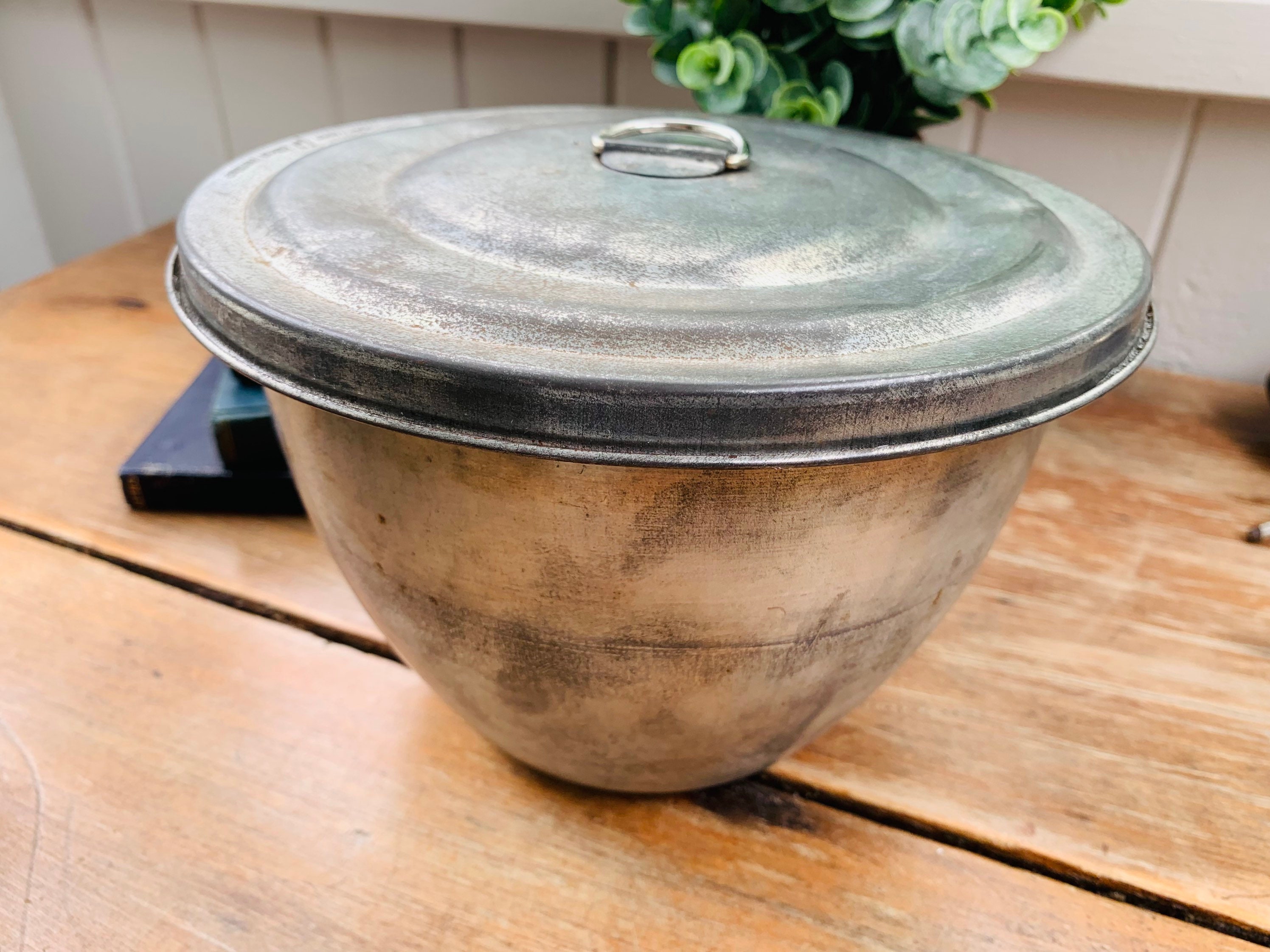 Vintage Large Round Pudding Steamer / Pudding Bowl - Etsy Australia