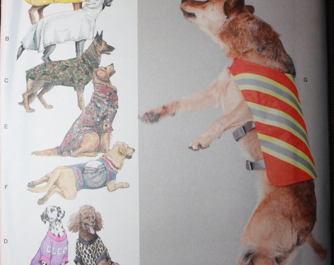 Simplicity Pattern 1578 Longia Miller Designs Large Size Dog Clothes ...