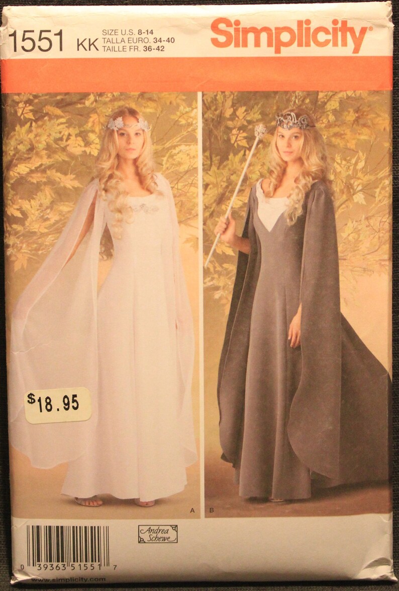Simplicity Pattern 1551 KK Andrea Schewe Designs Misses' - Etsy
