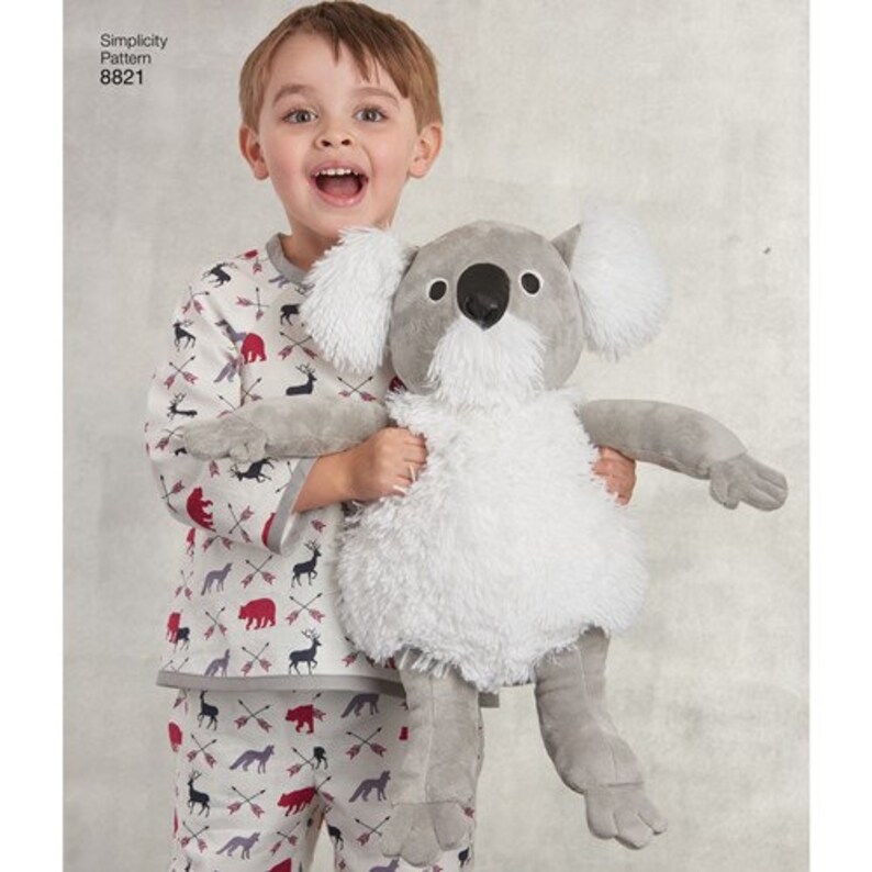 Simplicity Pattern 8821 Carla Reiss Designs 15 in Sloth | Etsy