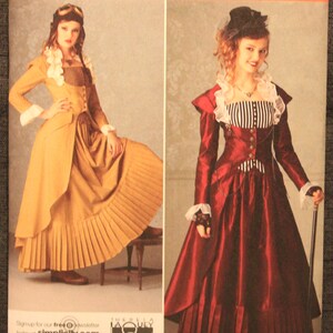 Simplicity Pattern 2172 HH Theresa Laquey Designs Misses' Victorian Era ...
