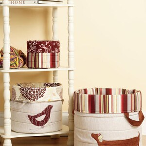 Kwik Sew Pattern K3938 Round Nesting Baskets in XS-S-M-L-XL - Etsy