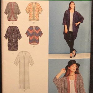 Simplicity Pattern 1108 American Sewing Guild Misses' Kimonos in ...