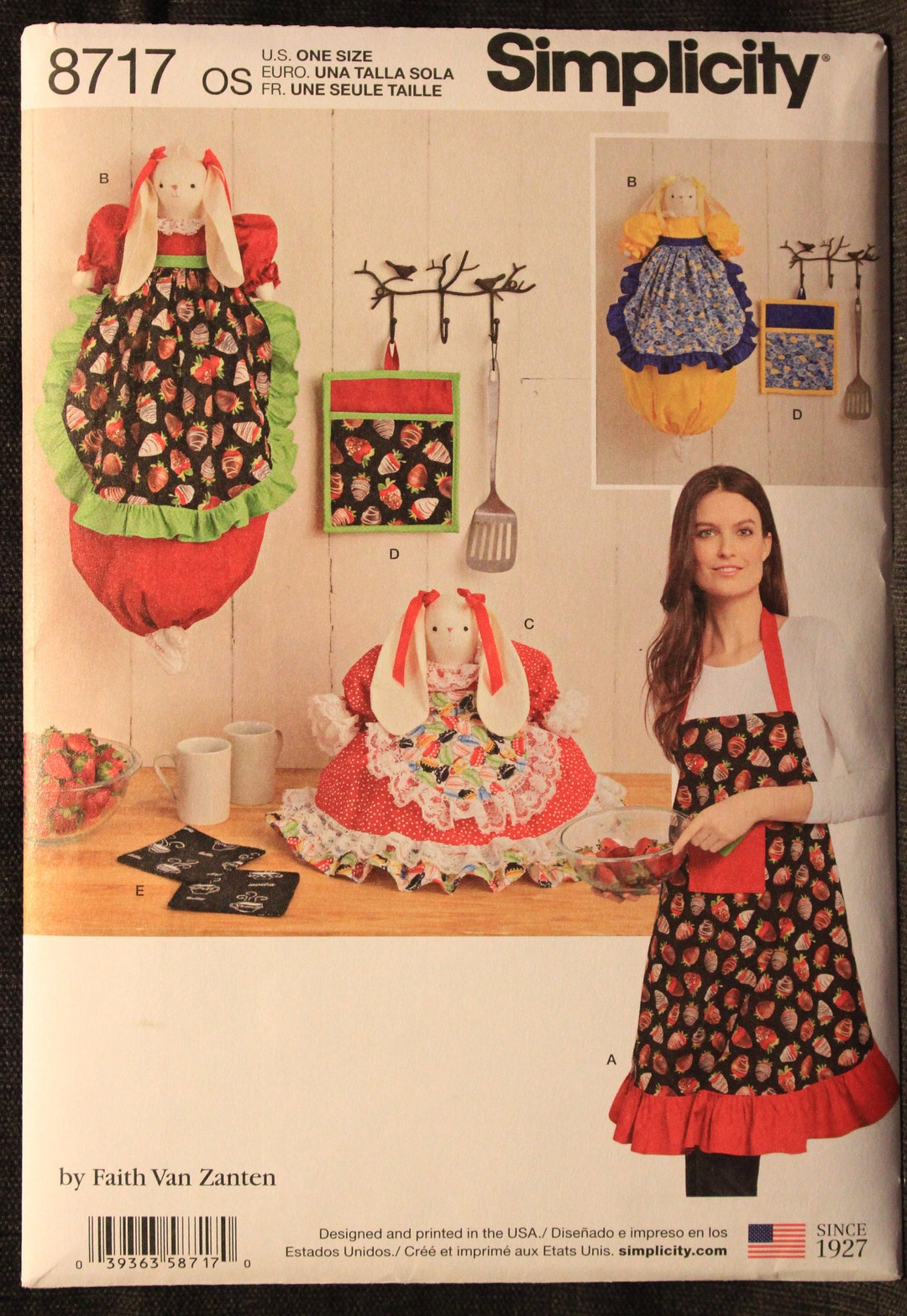 Simplicity Pattern 8717 Faith Van Zanten Designs Kitchen Accessories ...