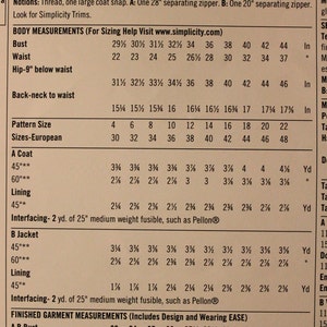 Simplicity Pattern 1254 D5 Leanne Marshall Designs Misses Easy Lined ...