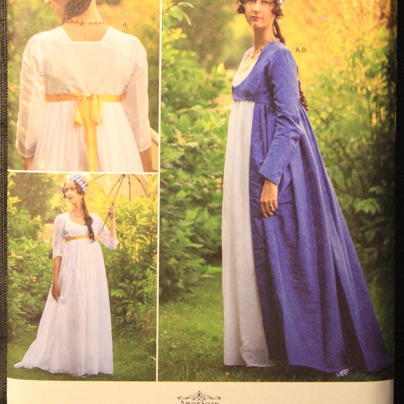 Regency Gown Pattern - Etsy