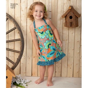 Simplicity Pattern 1472 Toddler's Sportswear With Matching 18 Doll ...