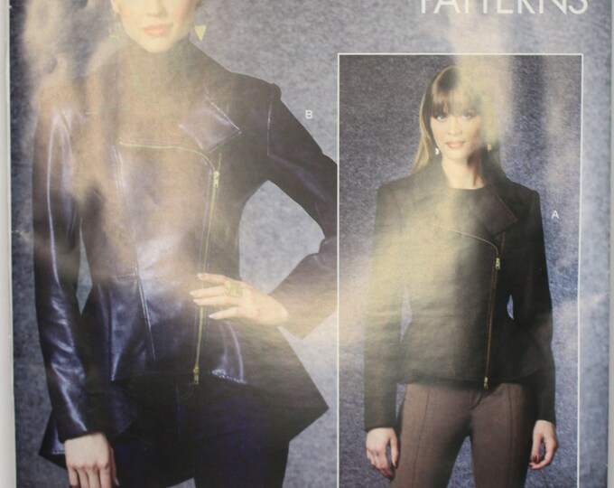 Vogue Pattern 1714 F5 Misses' Peplum Jacket in Sizes 16-18-20-22-24 - Etsy