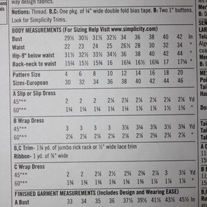 Simplicity Pattern 8186 D5 Dottie Angel Designs Misses Frock Wrap and ...