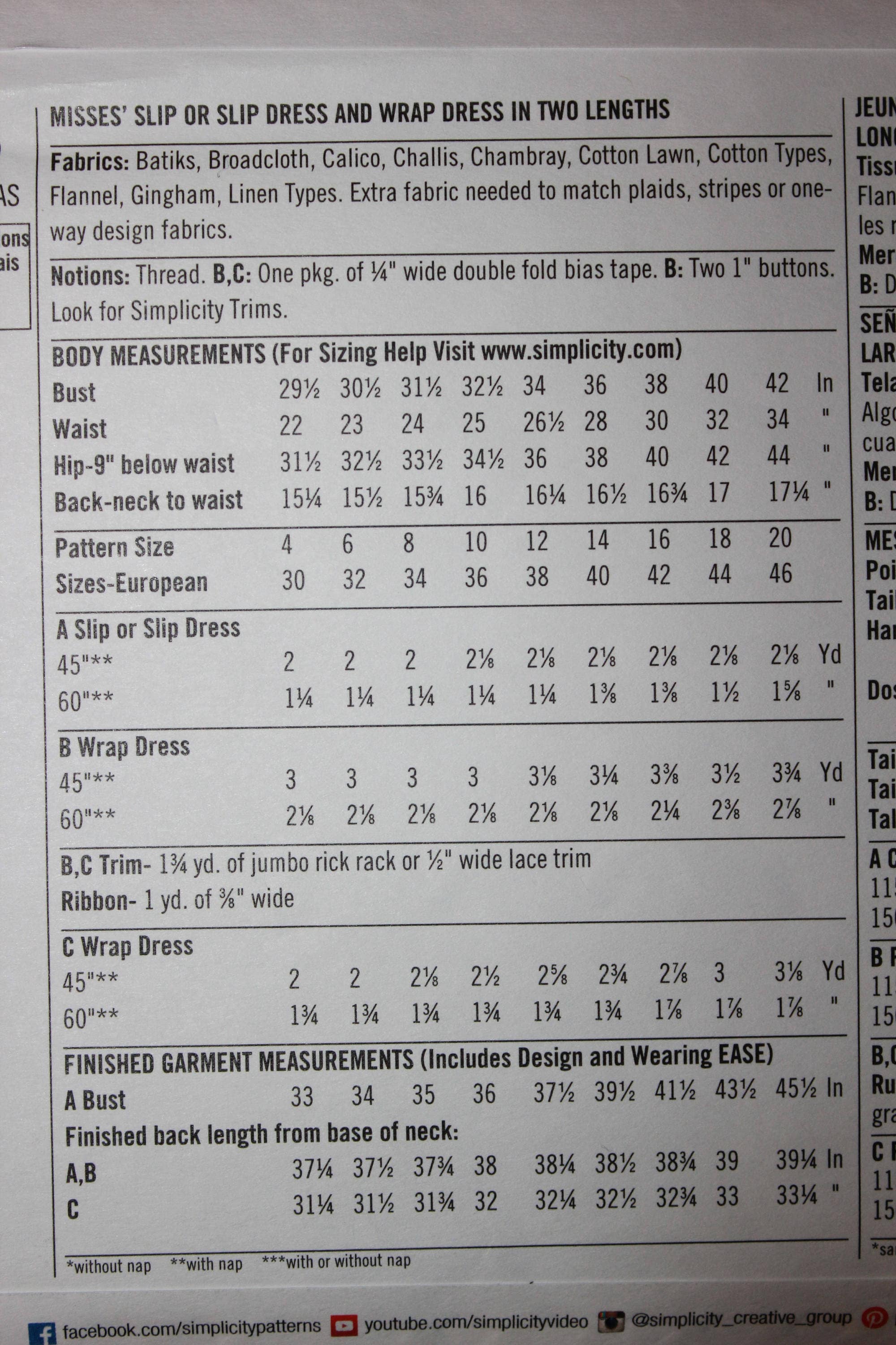 Simplicity Pattern 8186 D5 Dottie Angel Designs Misses Frock | Etsy