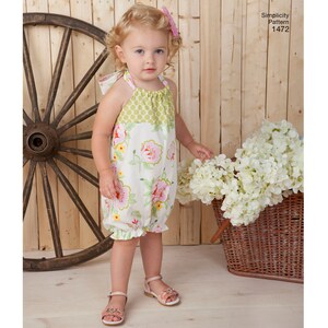 Simplicity Pattern 1472 Toddler's Sportswear With Matching 18 Doll ...