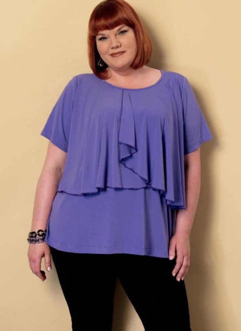 Butterick Pattern 6396 Miss Misses' Asymmetical-overlay | Etsy