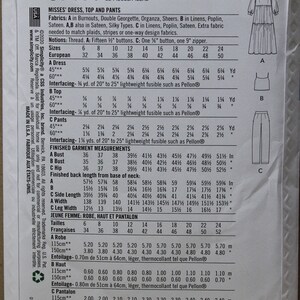 Simplicity Pattern 9114 U5 Mimi G Style Misses' Dress, Top & Pants in ...