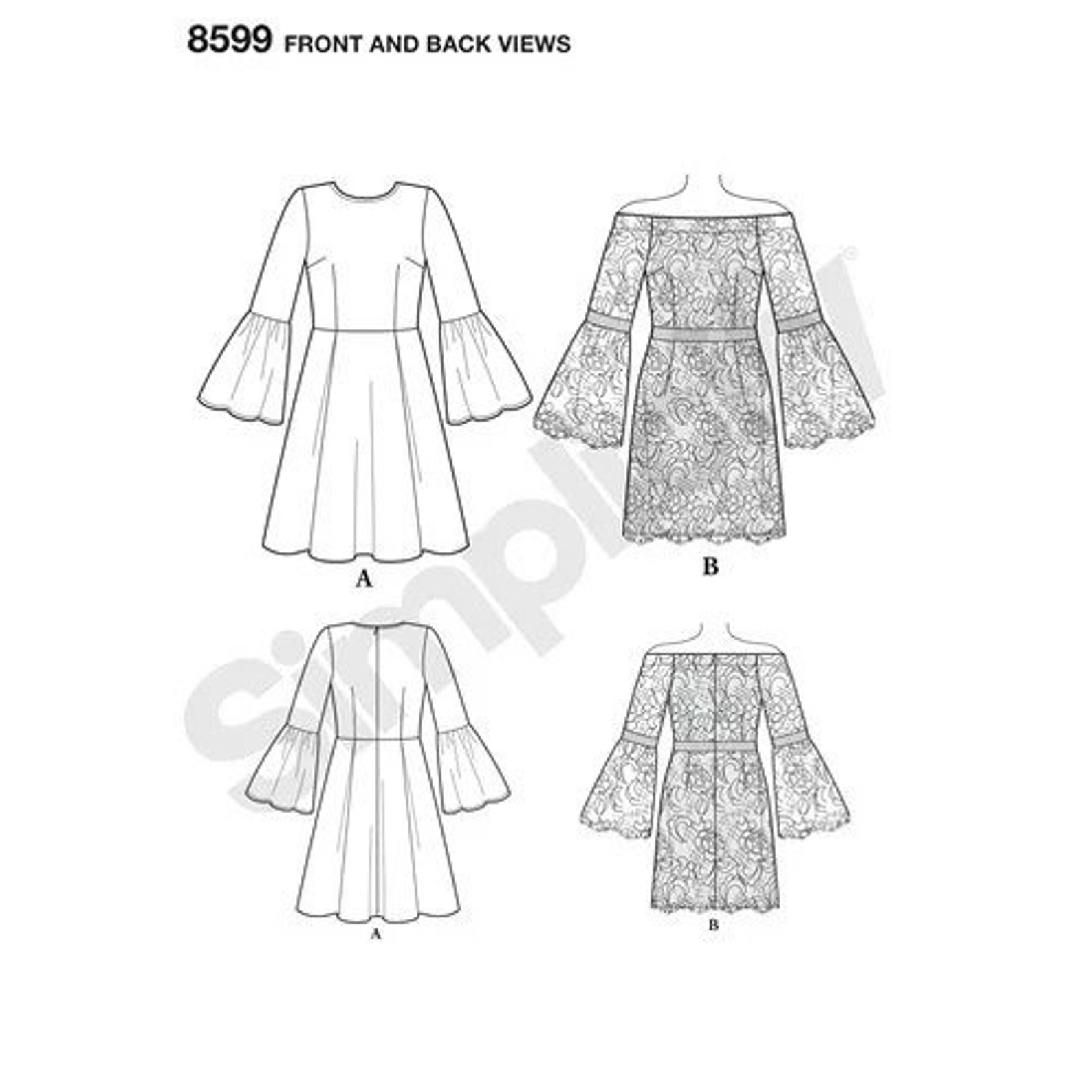 Simplicity Pattern 8599 D5 Cynthia Rowley Designer Misses' - Etsy