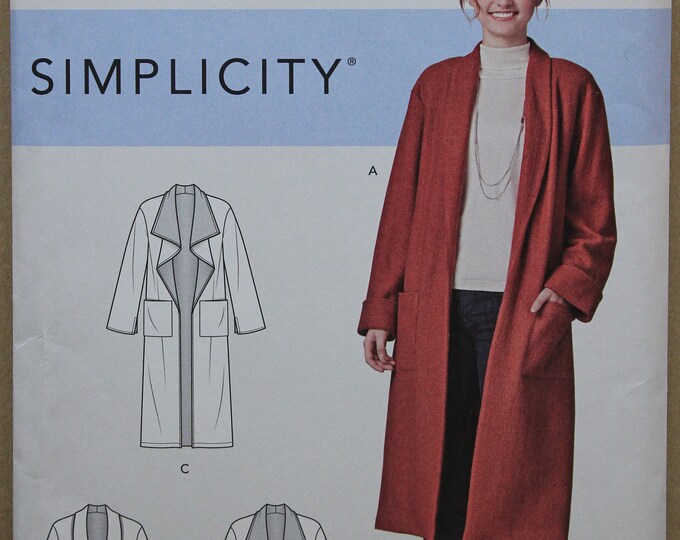 Simplicity Pattern 8742 American Sewing Guild Design Misses' Cardigan ...