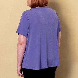 Butterick Pattern 6396 Miss Misses' Asymmetical-overlay Top in Sizes ...