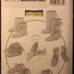 Butterick Pattern 5233 Making History Cosplay Historical Footwear in ...
