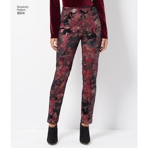 Simplicity Pattern 8514 H5 Amazing Fit Misses Petite Pants Slim ...