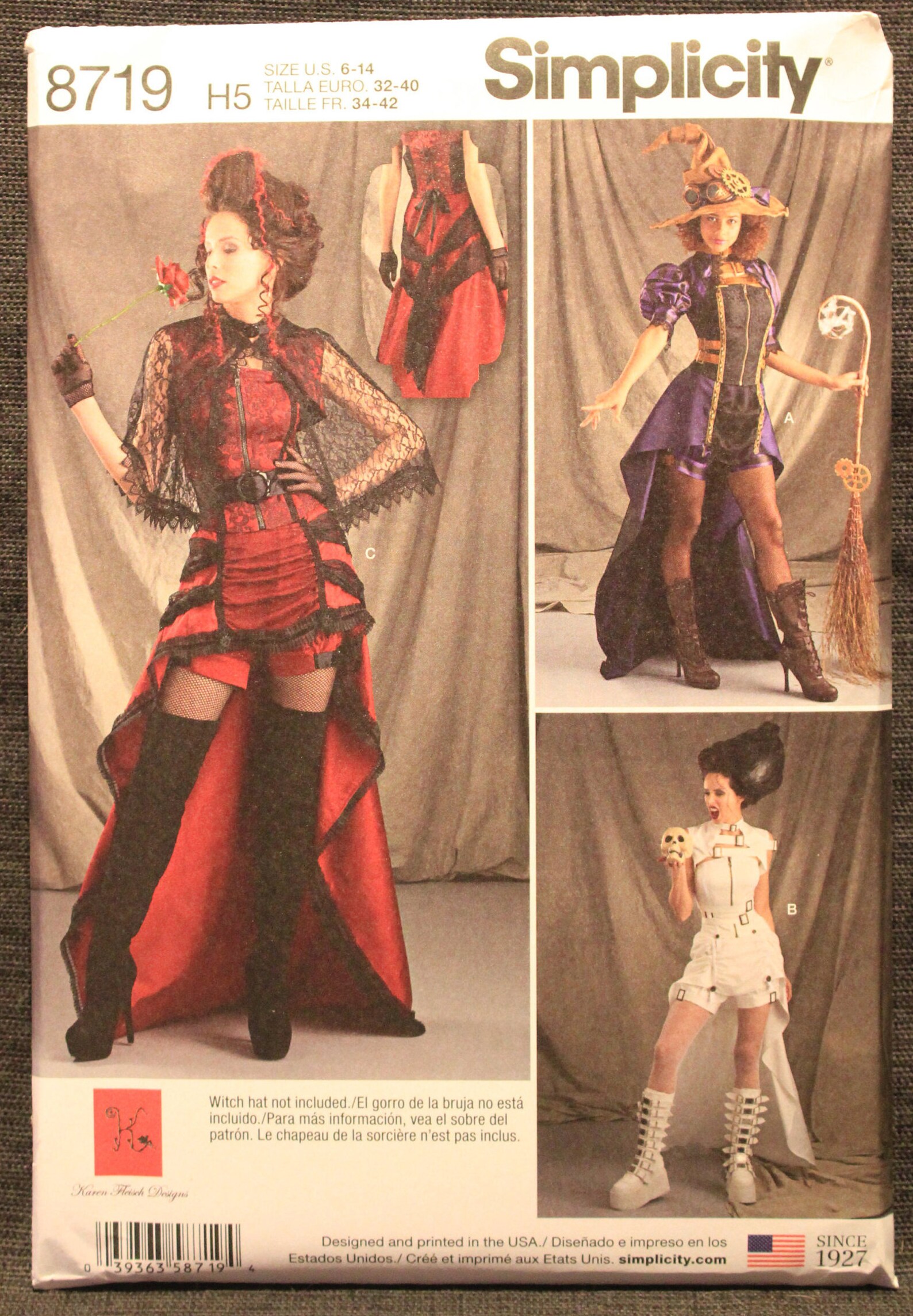 Simplicity Pattern 8719 H5 Karen Fleisch Designs Misses' | Etsy