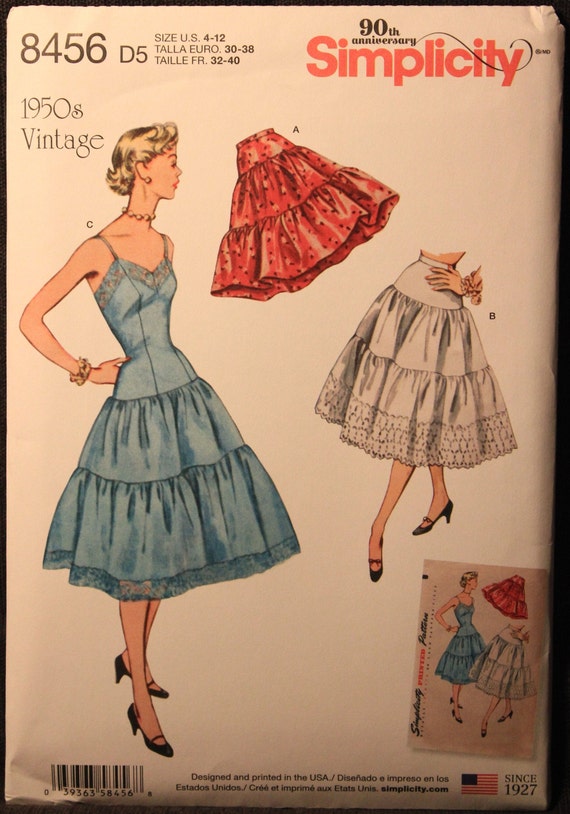Simplicity Patterns 8456 D5 Misses' 1950s Vintage | Etsy
