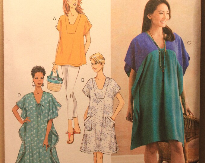 Butterick Pattern 6683 Y Misses' Tunic and Caftan (muumuu) in Sizes ...