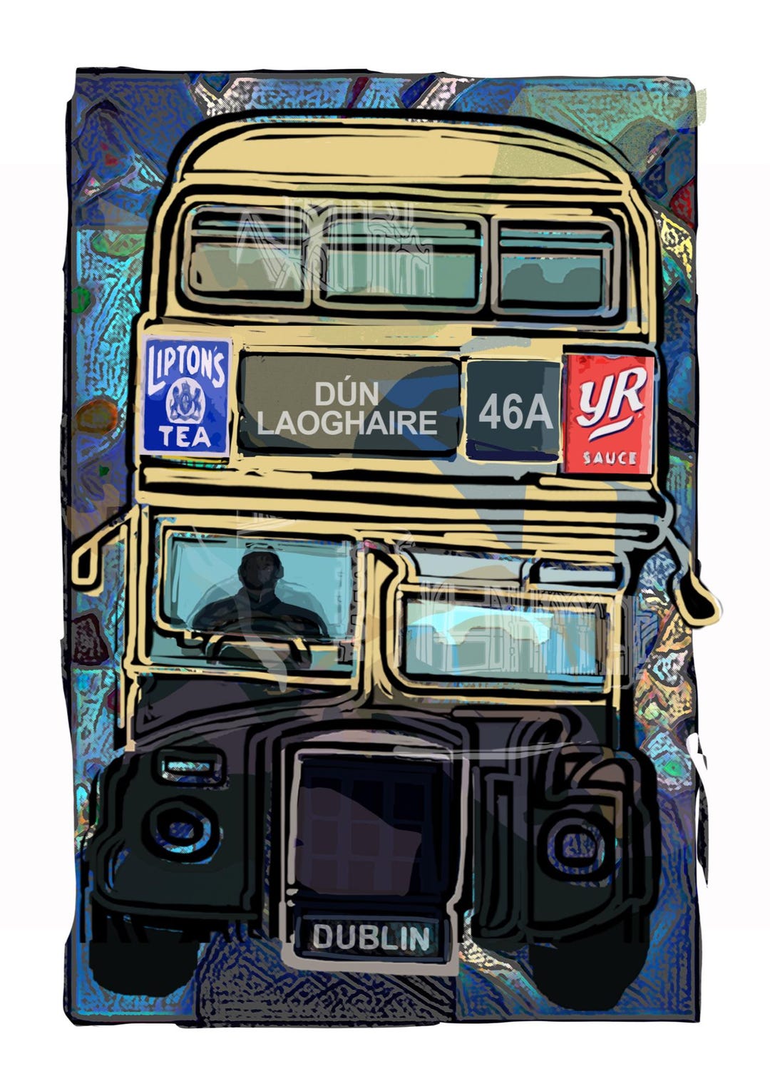 CIE Old Bus Dublin 46A - Etsy