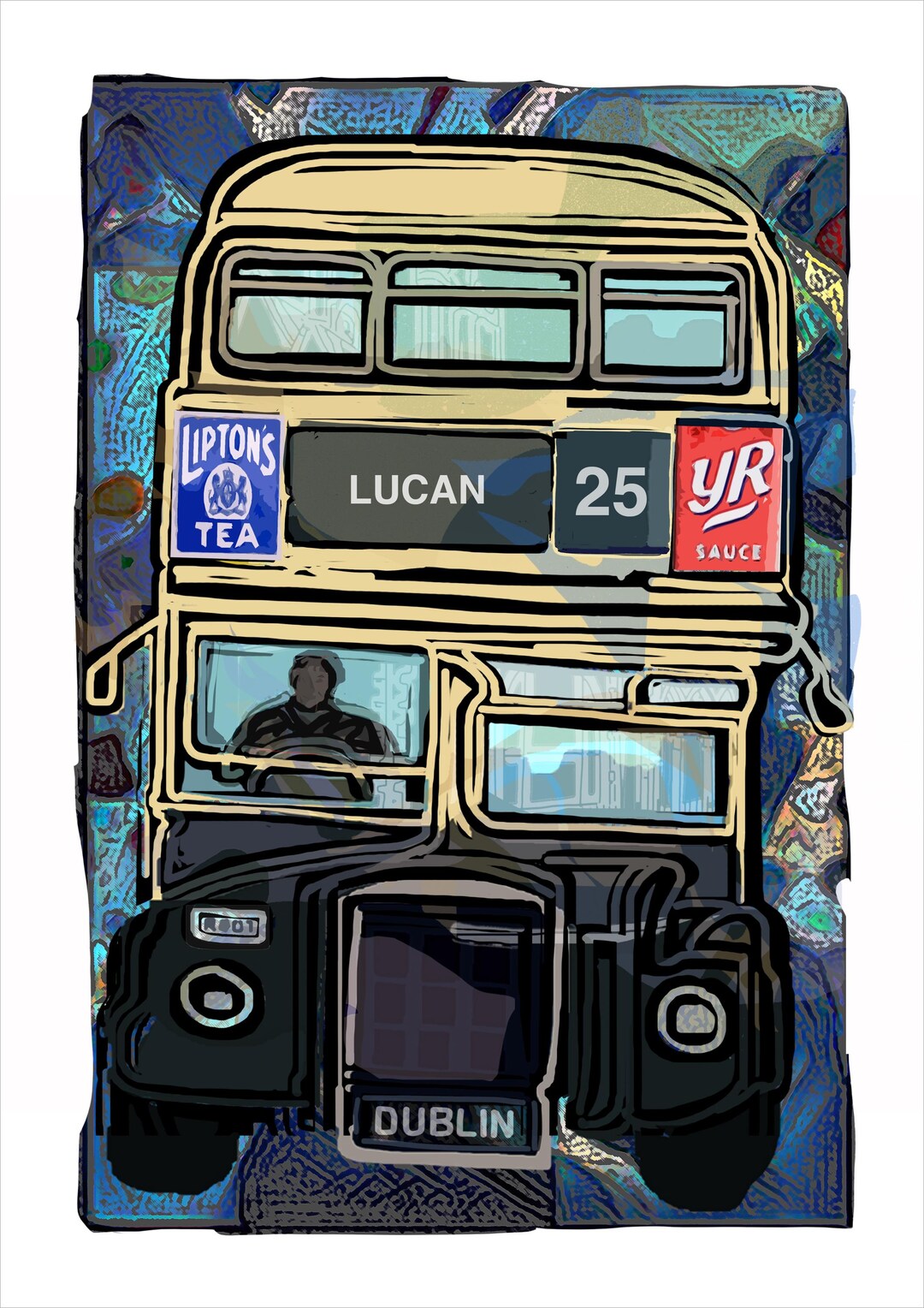 CIE Old Bus Dublin 25 - Etsy