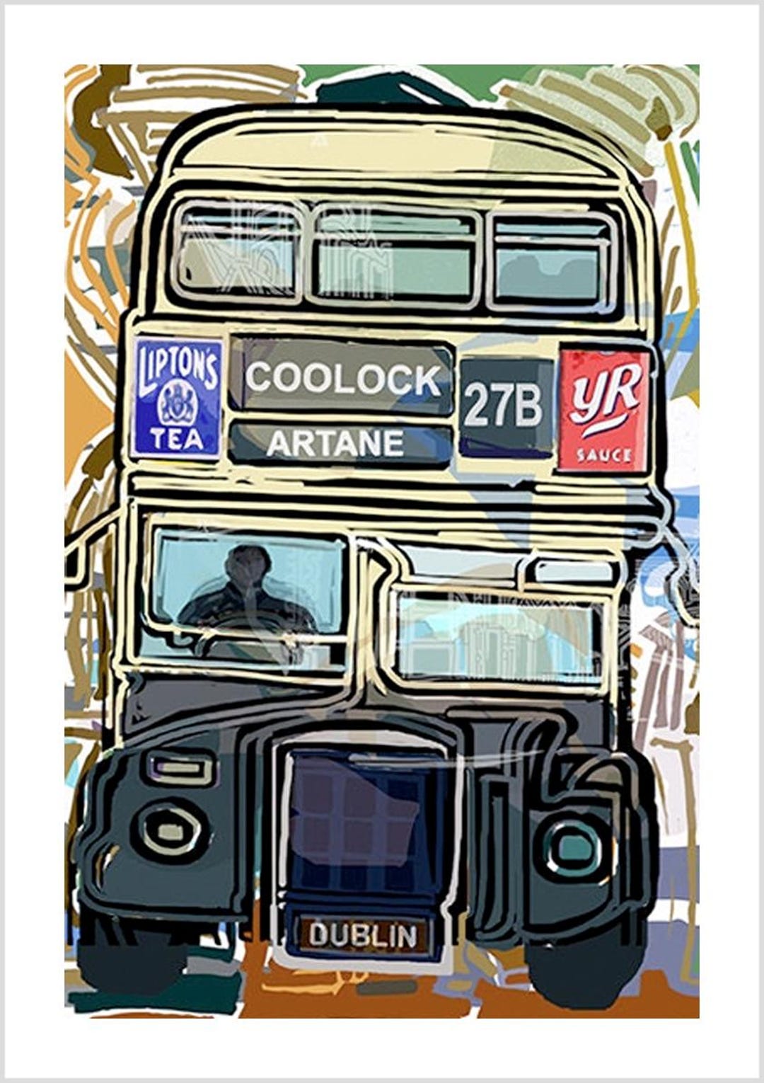 CIE Old Bus Dublin 27b - Etsy