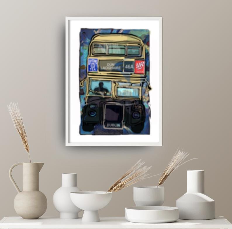 CIE Old Bus Dublin 46A - Etsy