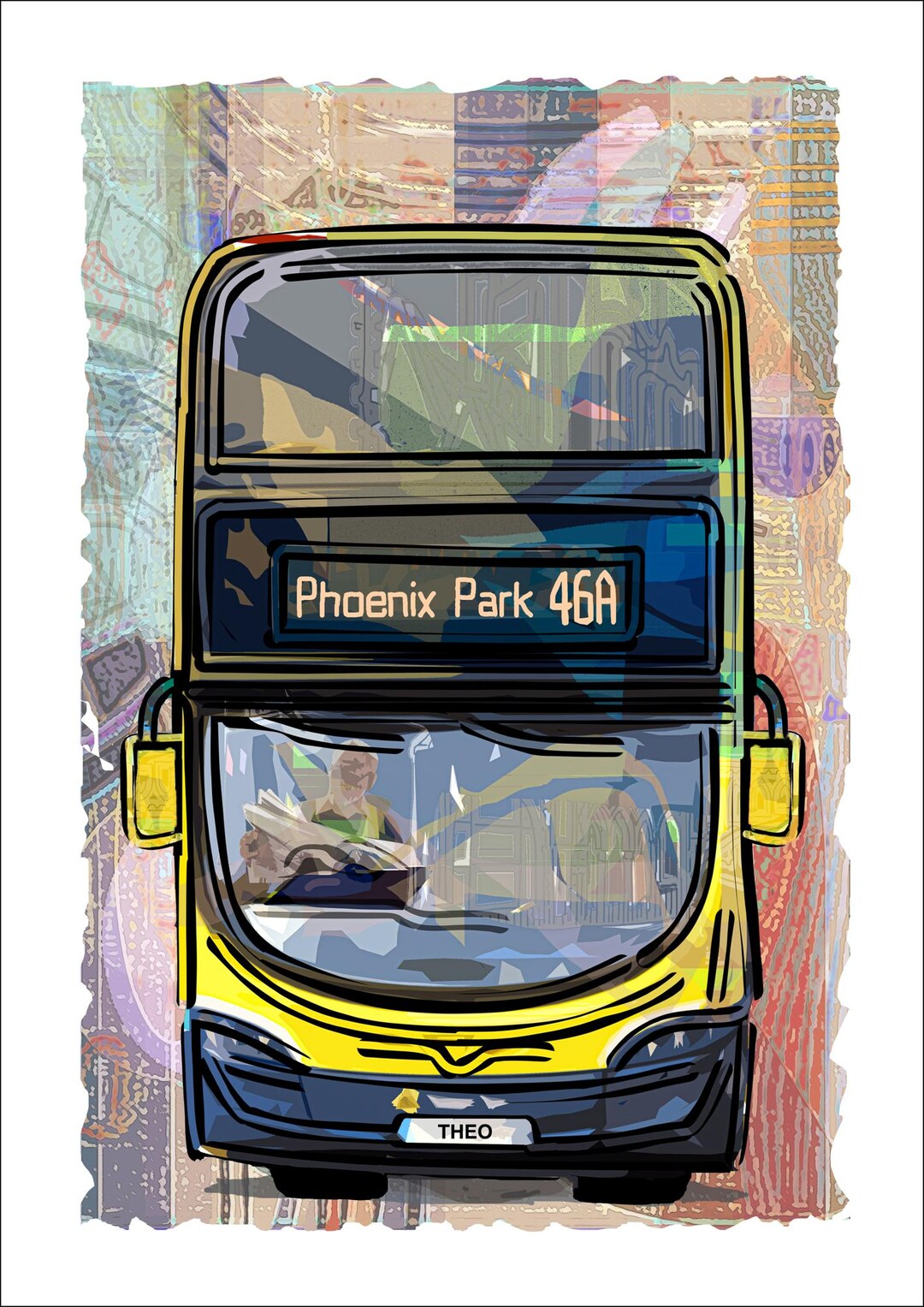 Dublin Bus 46A Theo - Etsy