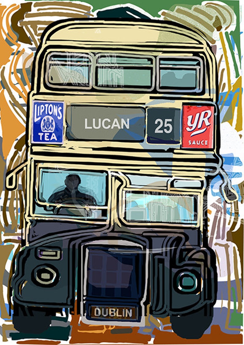 CIE Old Bus Dublin 25 - Etsy
