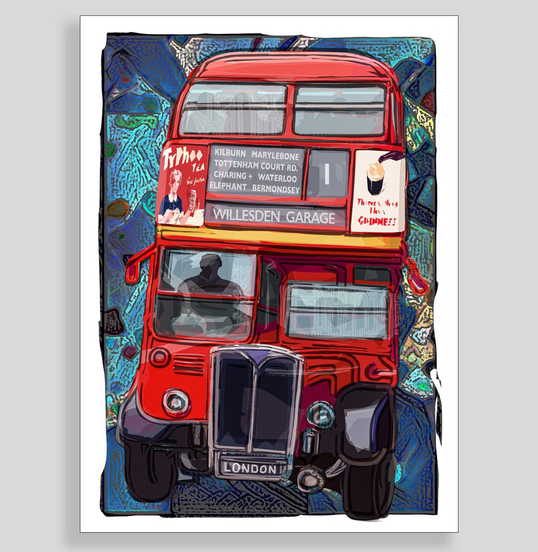 Old London Bus 1 - Etsy