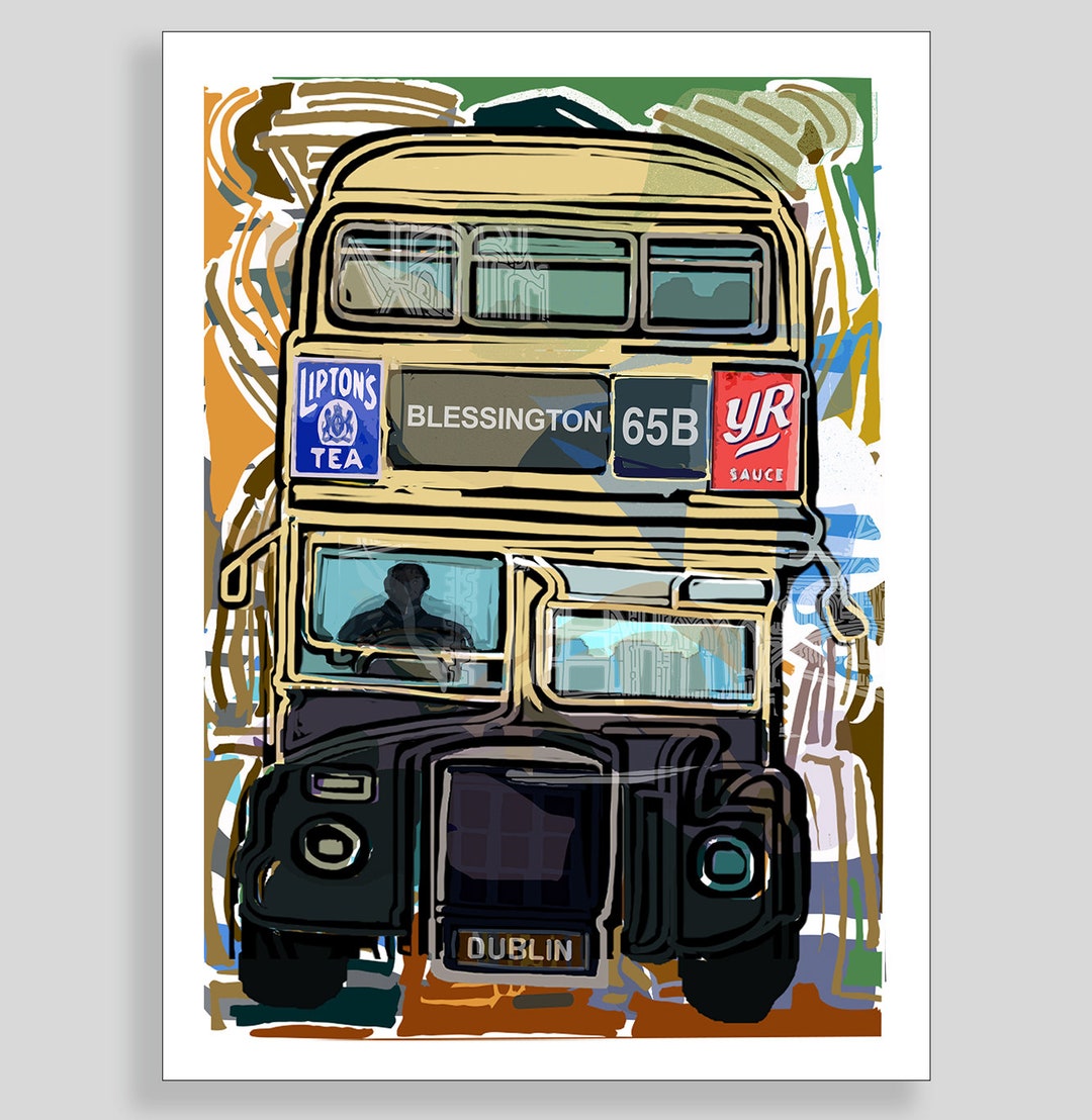 CIE Old Bus Dublin 65B - Etsy