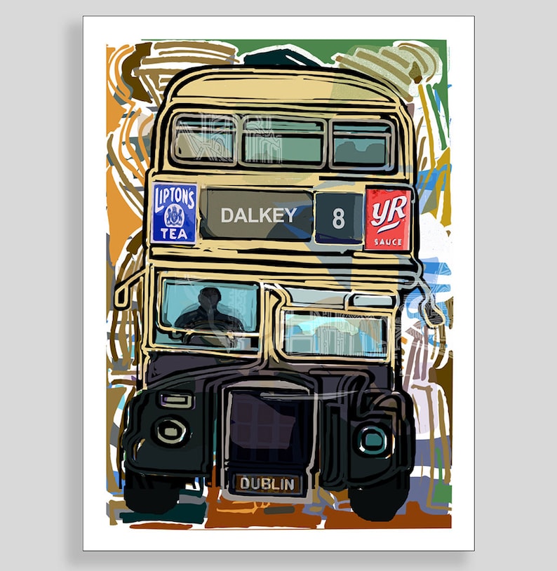 CIE Old Bus Dublin 8 - Etsy