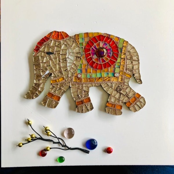 Elephant Mosaic - Etsy